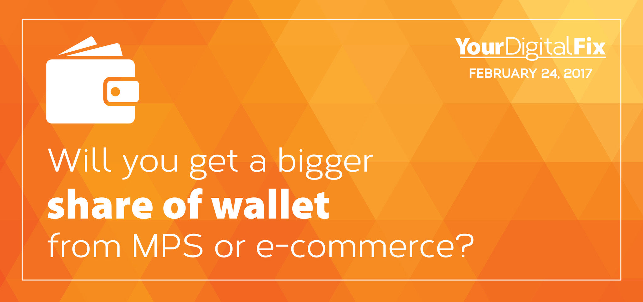 Is it time to look at MPS as a dead-end? What about E-Commerce ...